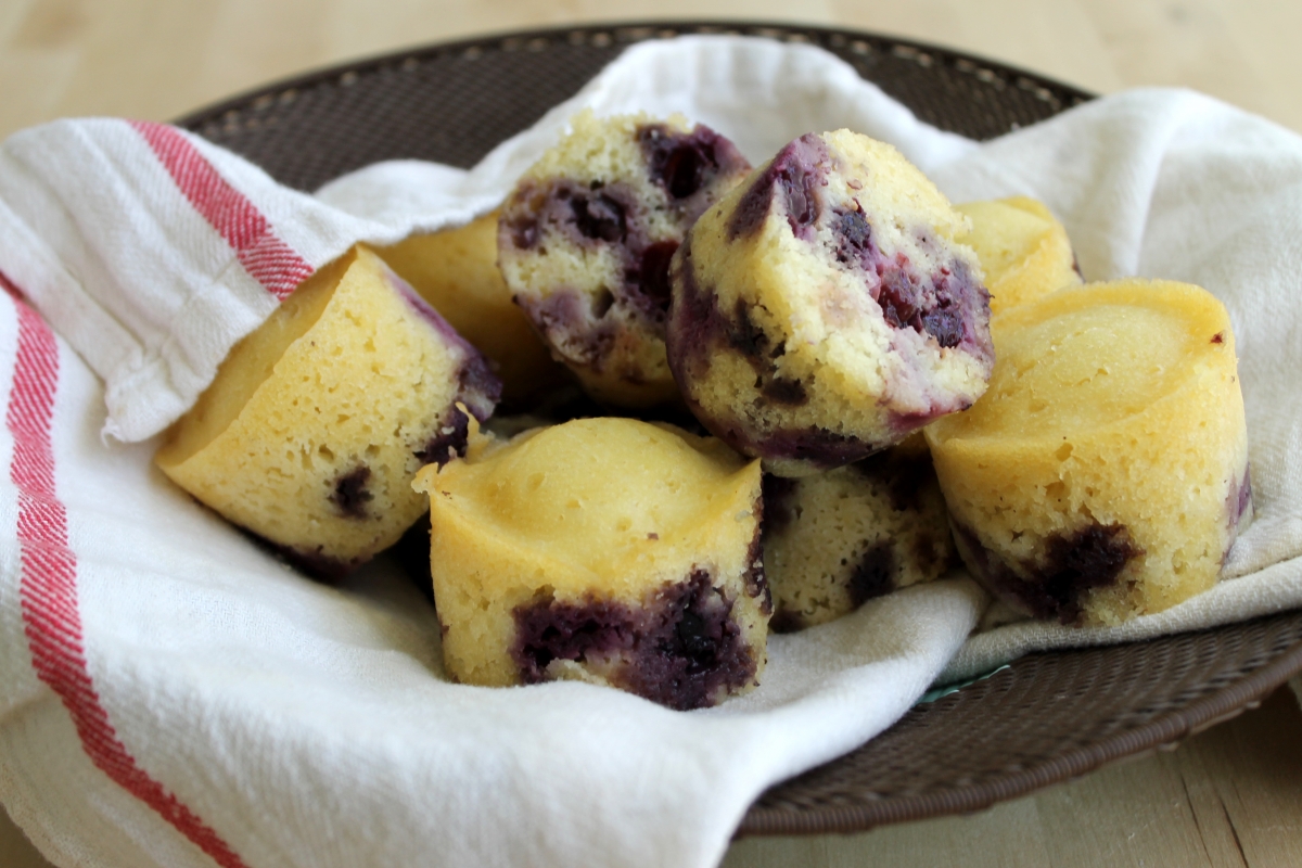 Sous Vide Blueberry Muffins