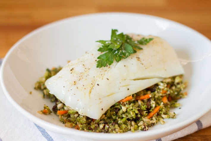 Sous Vide Cod with Detox Salad
