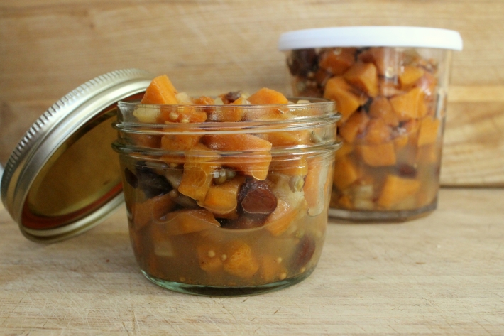 Sous Vide Fuyu Persimmon Chutney