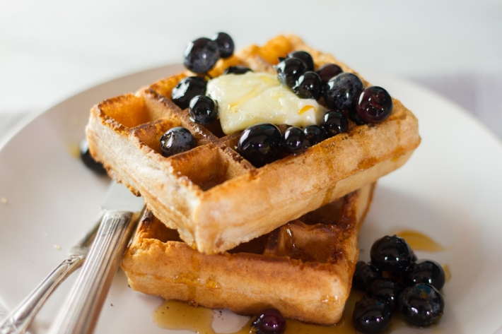 Sous Vide Lemon-Blueberry Maple Syrup