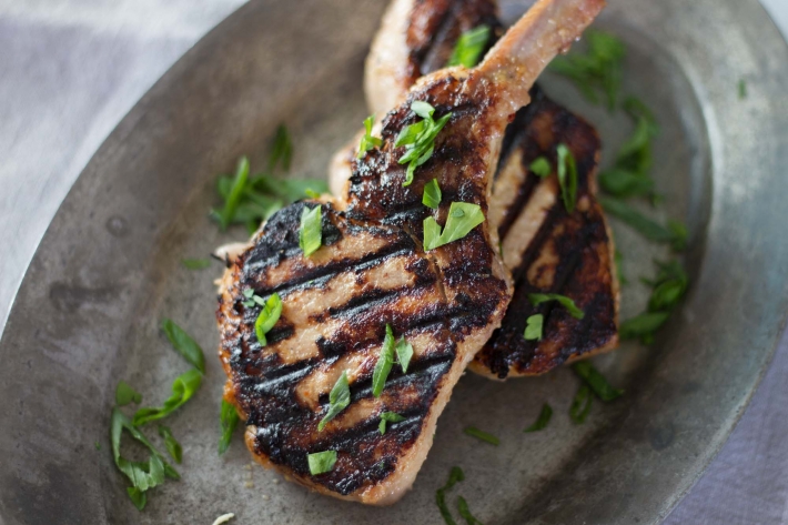 Sous Vide Lemongrass Pork Chops