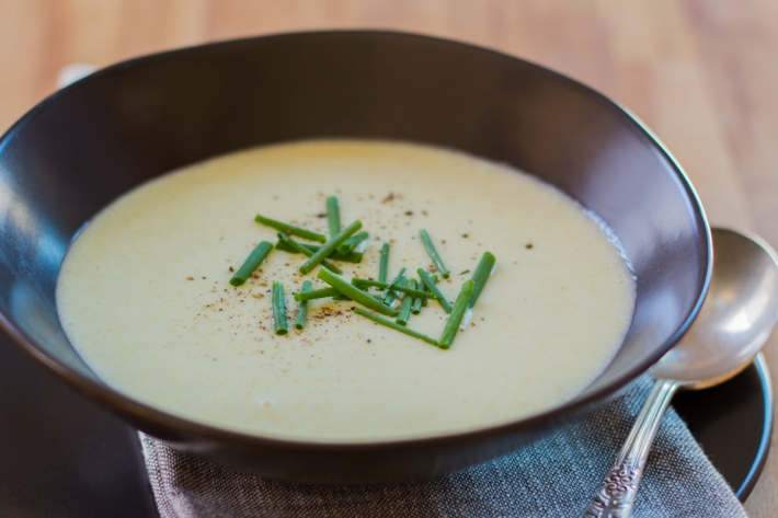 Sous Vide Potato-Leek Soup