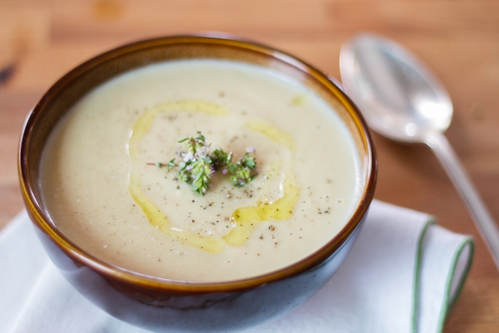 Sous Vide Sunchoke Soup